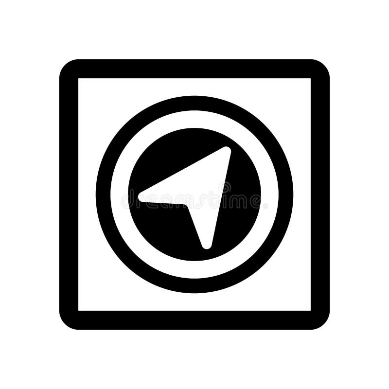 Navigation Icon. Trendy Navigation Logo Concept on White Background ...