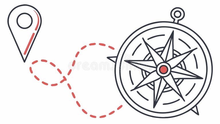 Navigation Illustration, Compass, Map Pointer, Travel, Direction ...