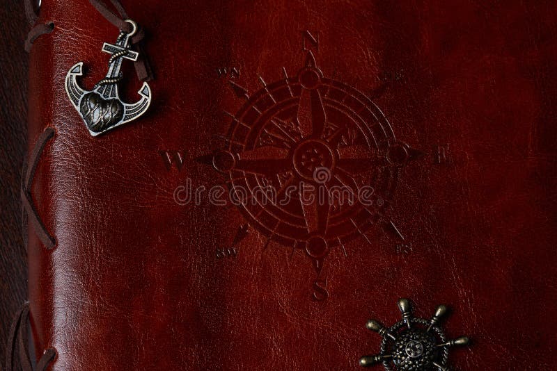 Navigation Journal of Retro Ship Stock Image - Image of metal, notepad ...