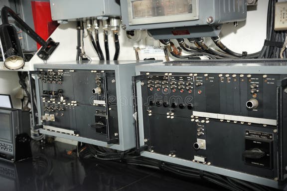 The Navigation Lights Control Panel Stock Image - Image of button ...