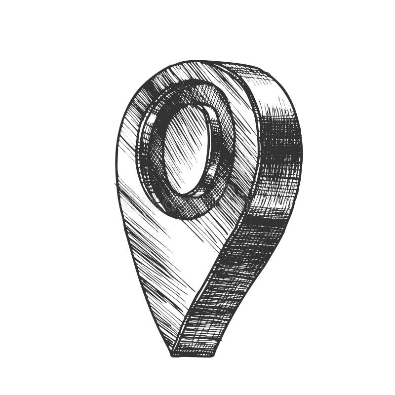 3d Map Pointer Vector. Set Red Navigator Symbol Isolated On White ...