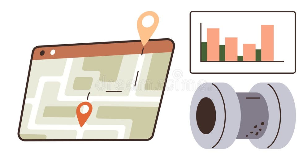 Route Data Stock Illustrations – 14,366 Route Data Stock Illustrations ...
