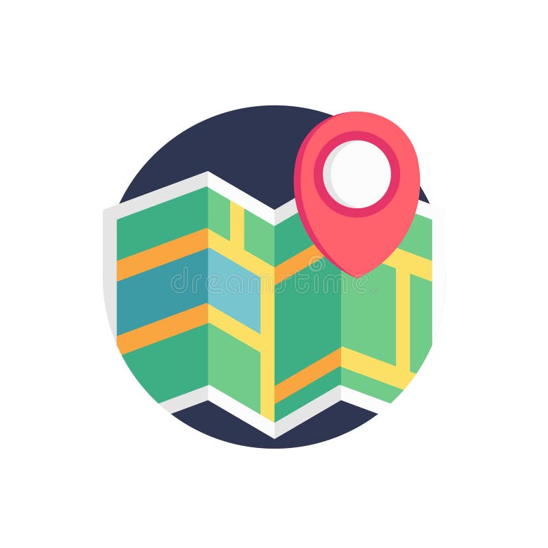 Navigation Maps Icon Vector Graphic Download Template Modern Stock ...