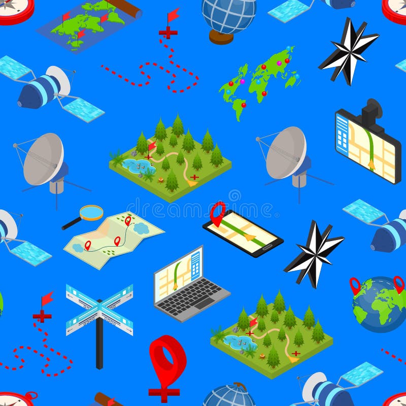 Road Map Navigation Signs Background Stock Illustrations – 1,065 Road ...