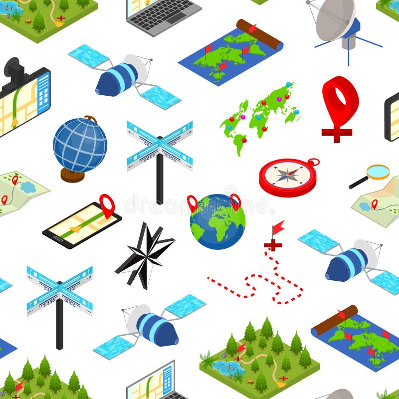 Road Map Navigation Signs Background Stock Illustrations – 1,065 Road ...