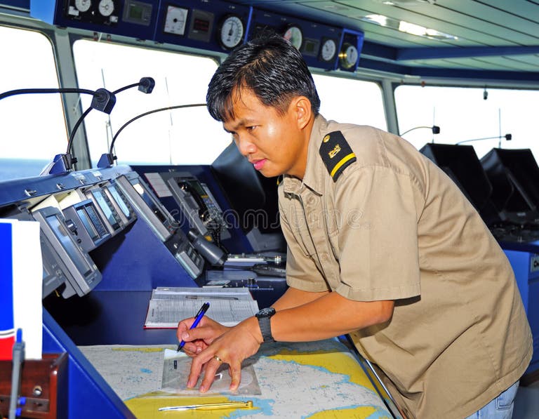 Navigation officer stock photo. Image of navigation, cadet - 4694496