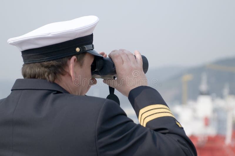 Navigation officer stock photo. Image of engine, junior - 4707516