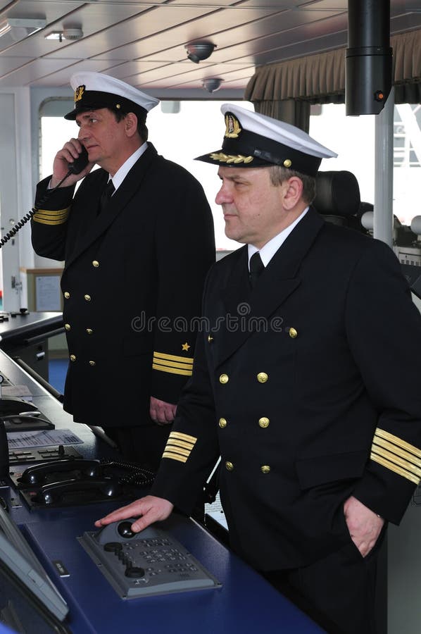 Navigation officers stock image. Image of captain, plot - 8954625