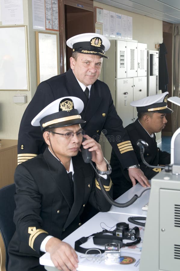 Navigation officers stock image. Image of captain, plot - 8954625