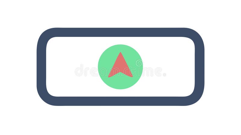Navigation Pin Map Location Pointer Icon, Vector Design Generative AI Stock Vector ...