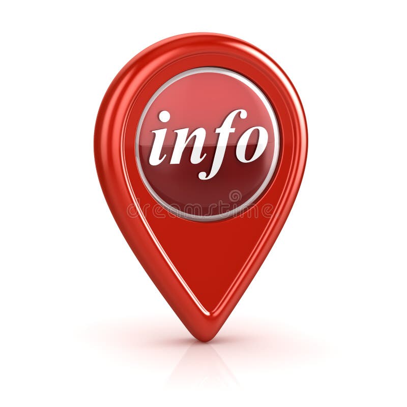 Navigation pointer - info stock illustration. Illustration of info ...
