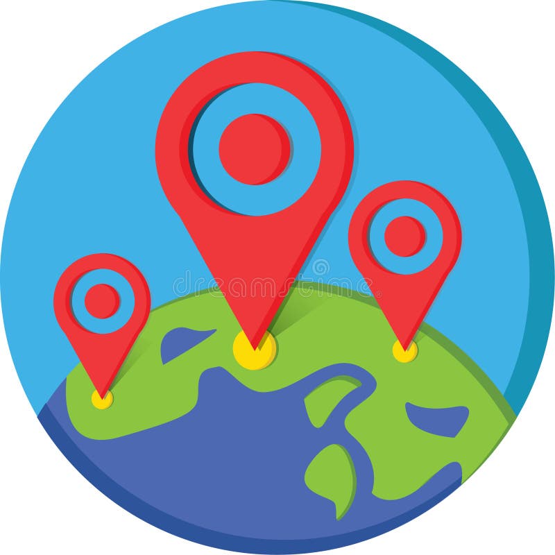 Navigation Pointer. Vector Illustration Decorative Design Stock Vector ...