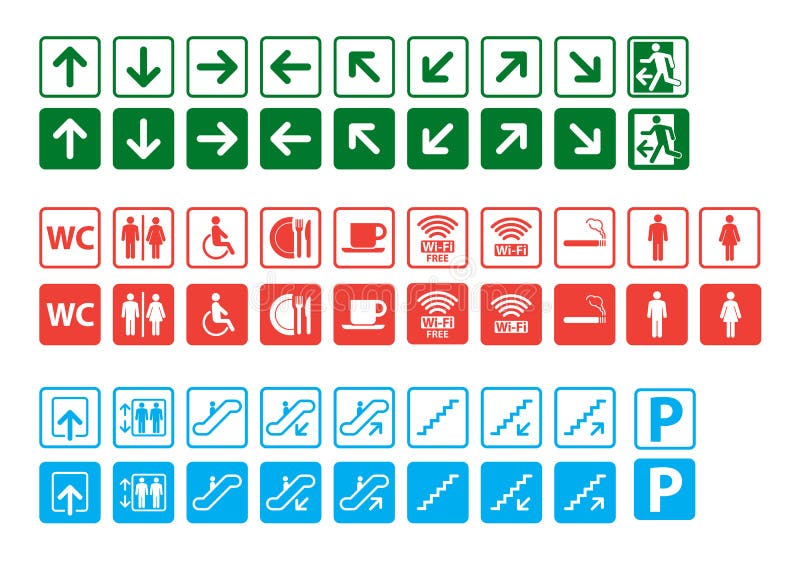 Navigation Signs Icon on Black Background for Graphic and Web Design ...