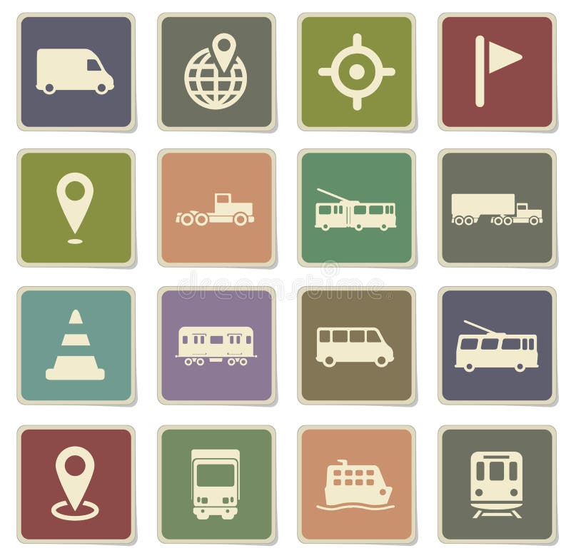 Navigation simply icons stock vector. Illustration of direction - 66264849