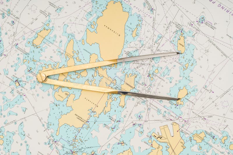 Navigation Still-life. Sailing Concept. Stock Photo - Image of offshore ...