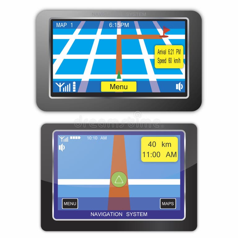 Direction Devices Stock Illustrations – 1,078 Direction Devices Stock ...