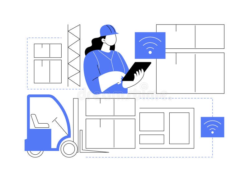 Navigation System Isolated Cartoon Vector Illustrations. Stock Vector ...