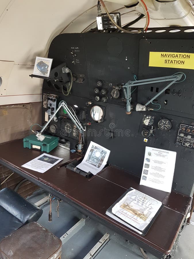 Navigation System on Old Fighter Plane Editorial Image - Image of wheel ...