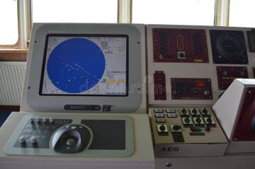 Navigation System of a Ship Editorial Image - Image of direction, naval ...