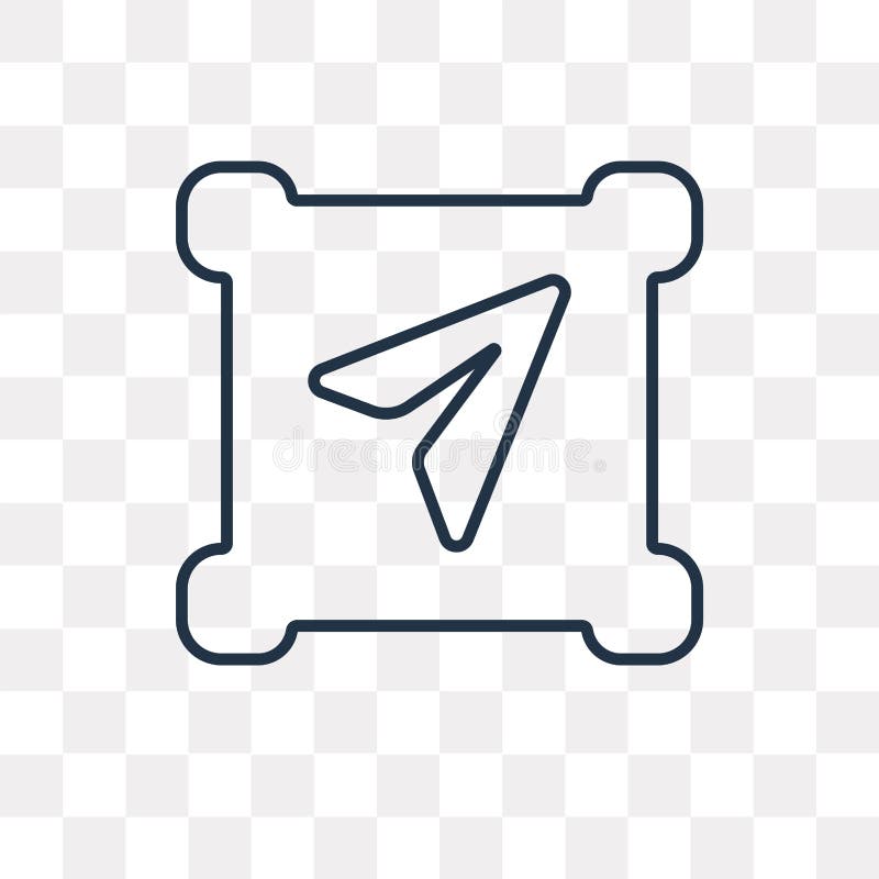 Map and Compass Orientation Tools Vector Icon Isolated on Transparent ...