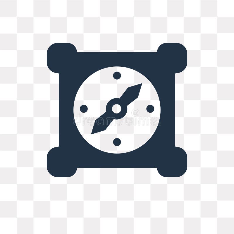 Map and Compass Orientation Tools Vector Icon Isolated on Transp Stock ...