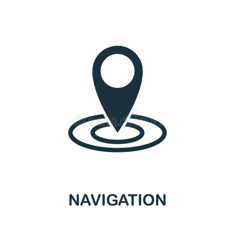Navigation Vector Icon Symbol. Creative Sign from Seo and Development ...