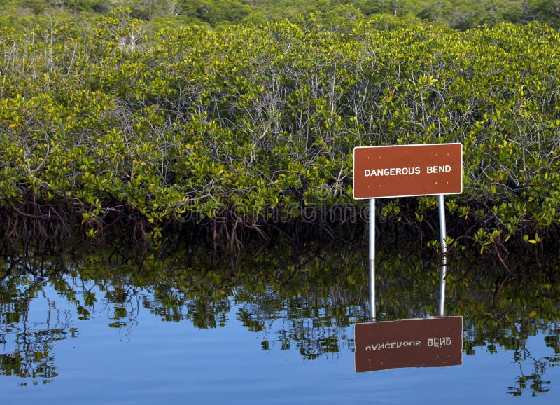 Navigation Warning Sign stock image. Image of bend, navigation - 20373629