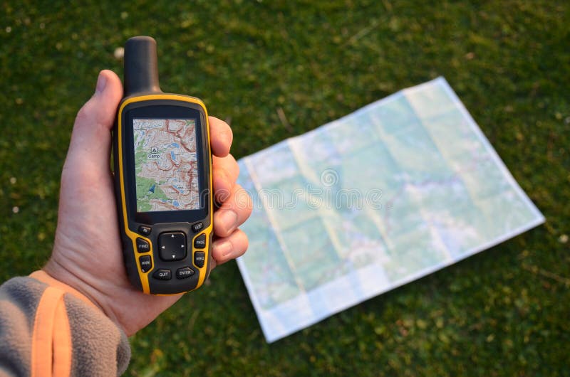 Navigator in hand stock image. Image of green, people - 92233981