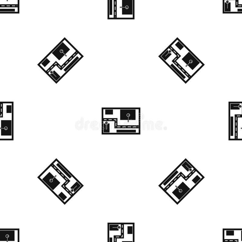Navigator Pattern Seamless Black Stock Vector - Illustration of ...