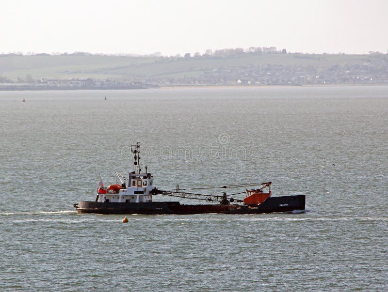 Navio Da Barca Da Draga De Mannin Fotografia Editorial - Imagem de ...