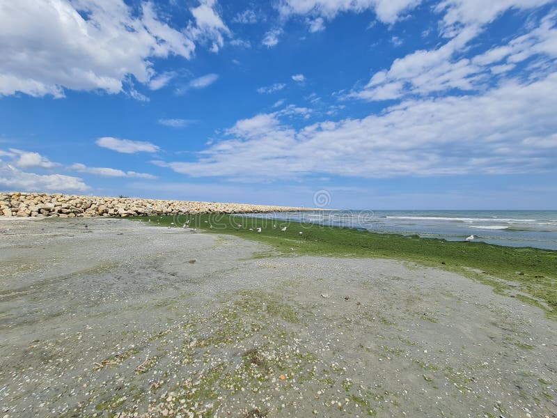 Navodari Beach, Constanta Romania Stock Photo - Image of sand, wave ...
