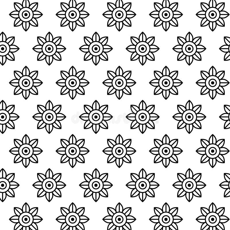 Navratri Mandalas Decoration Hindu Pattern Stock Vector - Illustration ...