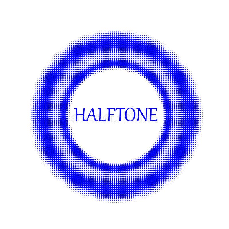 Navy Abstract Dot Halftone. Geometric Gradient Design. Halftone ...