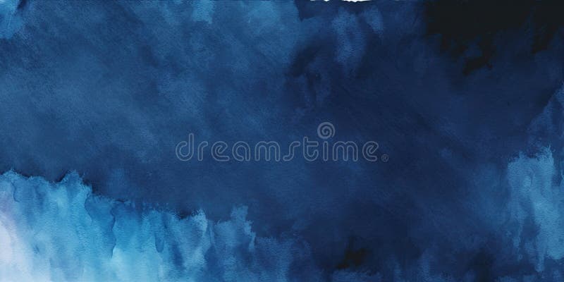 Navy Blue Abstract Watercolor Drawing for Invitations and Posters ...