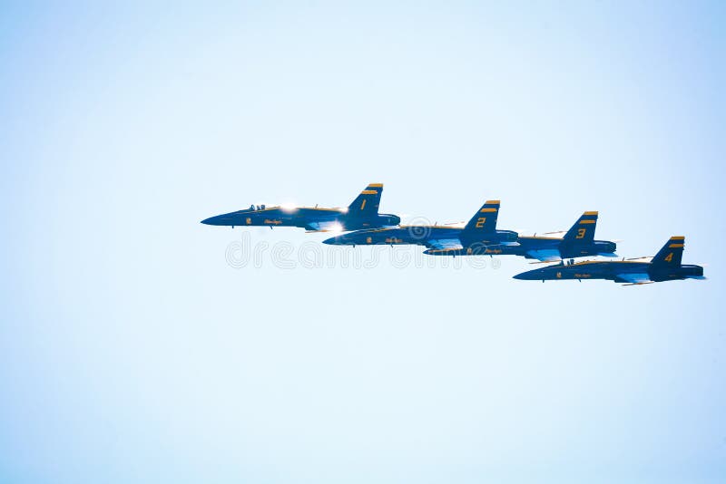 Blue Angel Fighter Jet editorial stock image. Image of aviation - 23193534
