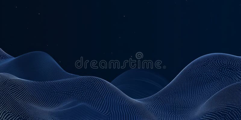 A Navy Blue Background with Light, Ethereal Patterns that Seem To Float ...