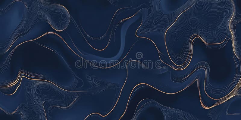 A Navy Blue Background with Light, Ethereal Patterns that Seem To Float ...