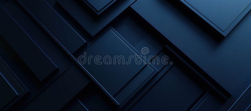 Navy Blue Business Square Frame Background Stock Illustration ...