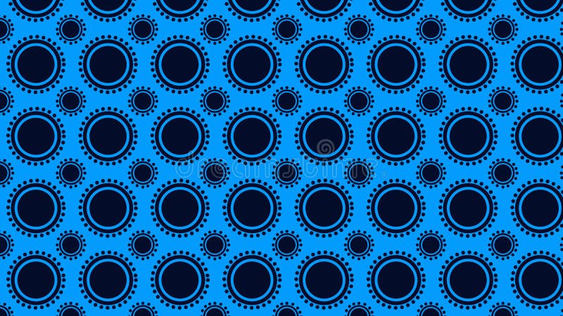 Navy Blue Circle Background Pattern Graphic Stock Vector - Illustration ...