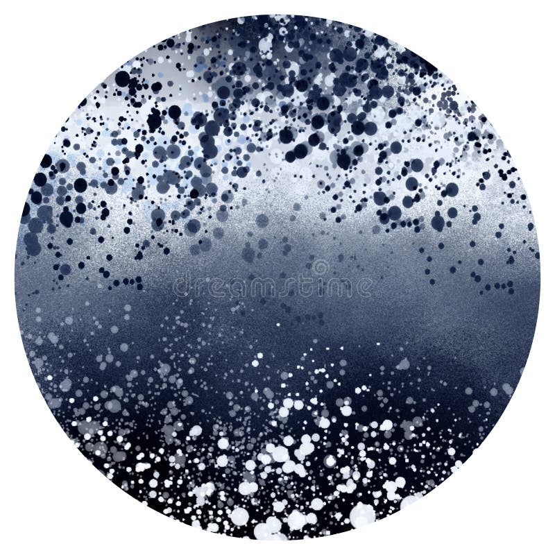 Navy Blue Circle,round Shape, Art Abstract Background, Isolated Web ...