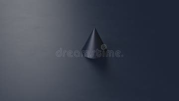 Navy Blue Cone Block stock illustration. Illustration of graphic ...