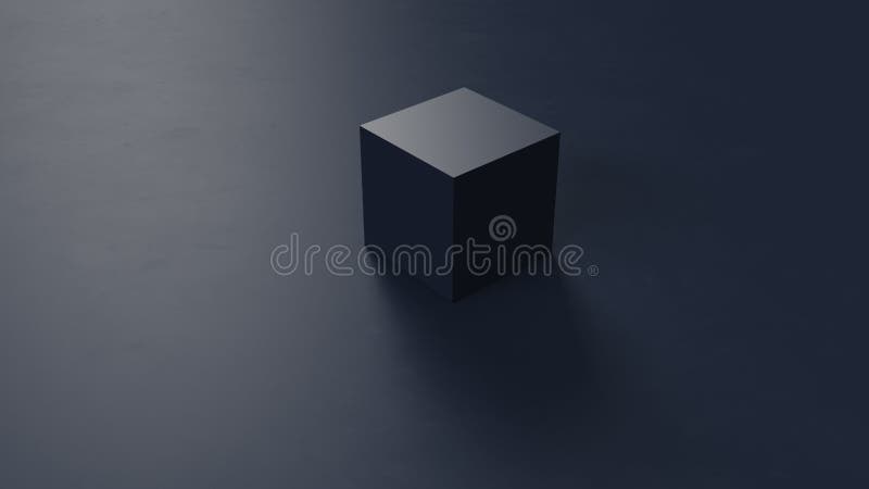 Navy Blue Pyramid Block stock illustration. Illustration of light ...