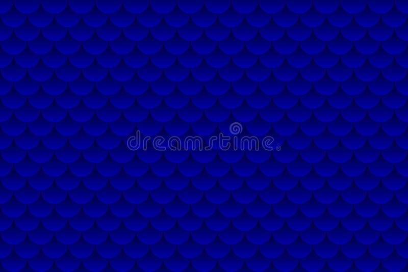 Navy Blue Fish Scales Repat Pattern Background Stock Illustration ...