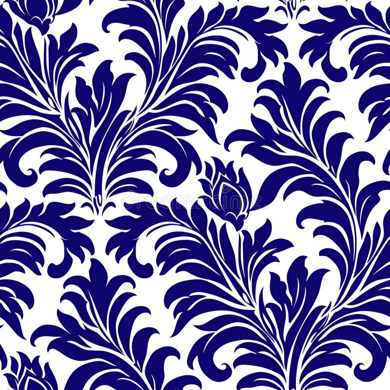 Navy Blue Pattern Background
