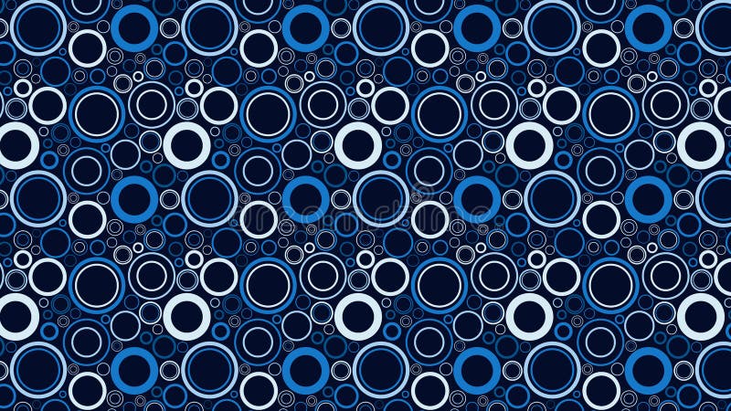 Navy Blue Seamless Circle Background Pattern Graphic Stock Vector ...