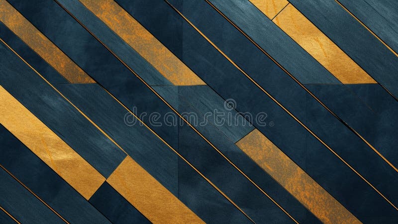 Navy Blue and Gold Geometric Lines Abstract Pattern Background Stock ...