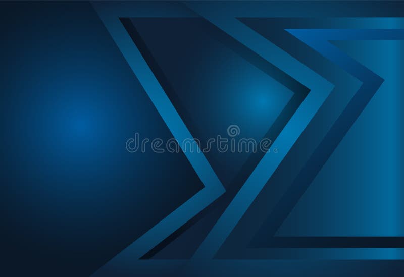 Navy Blue Gradient Geometric Background Material Design Stock Vector ...
