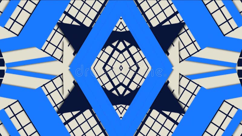 Navy Blue Grid with Triangular Cut - Outs Stock Footage - Video of blue ...
