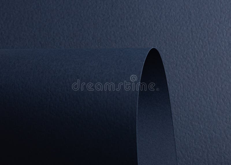 Navy Blue Paper Background with a Matte Texture and Rough Grain. Deep ...