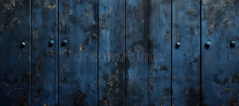 Navy Blue Rusty Iron Wall Texture Background Stock Illustration ...